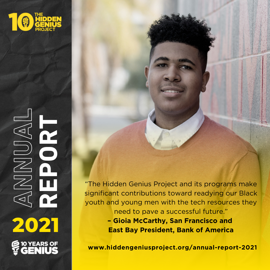 Annual Report 2021 - The Hidden Genius Project