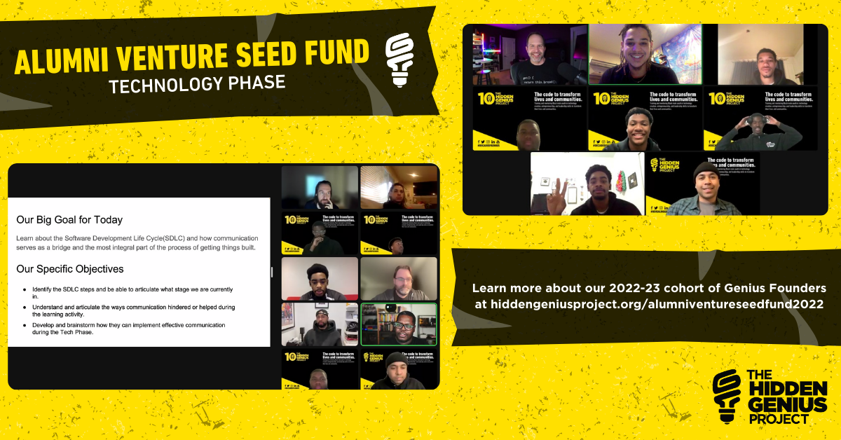 TECHNOLOGY PHASE: ALUMNI VENTURE SEED FUND 2022-23 - The Hidden Genius ...