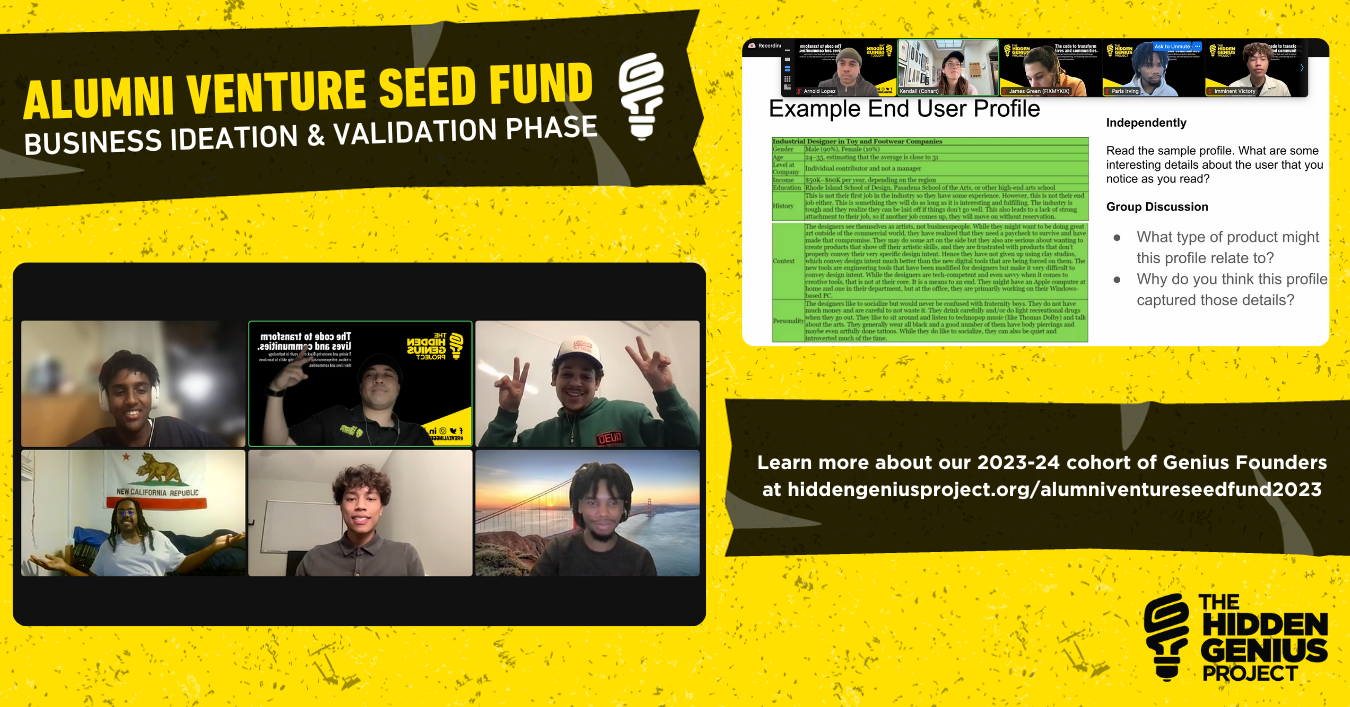 MARKETINGAlumni Venture Seed Fund 2024-25 - The Hidden Genius Project