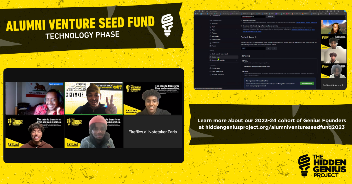 TECHNOLOGY PHASE: ALUMNI VENTURE SEED FUND 2023-24 - The Hidden Genius ...