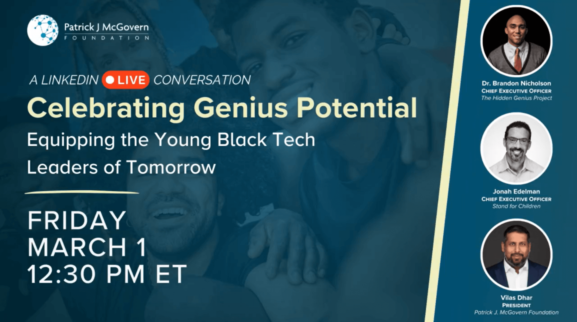 Celebrating Genius Potential with Patrick J. McGovern - The Hidden Genius Project