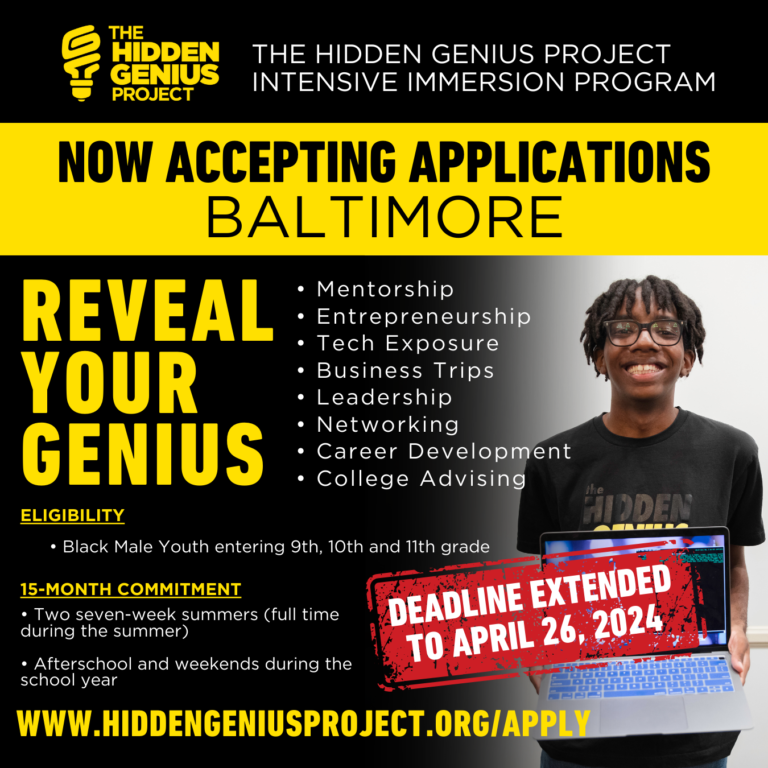 Tech Slam Baltimore - The Hidden Genius Project