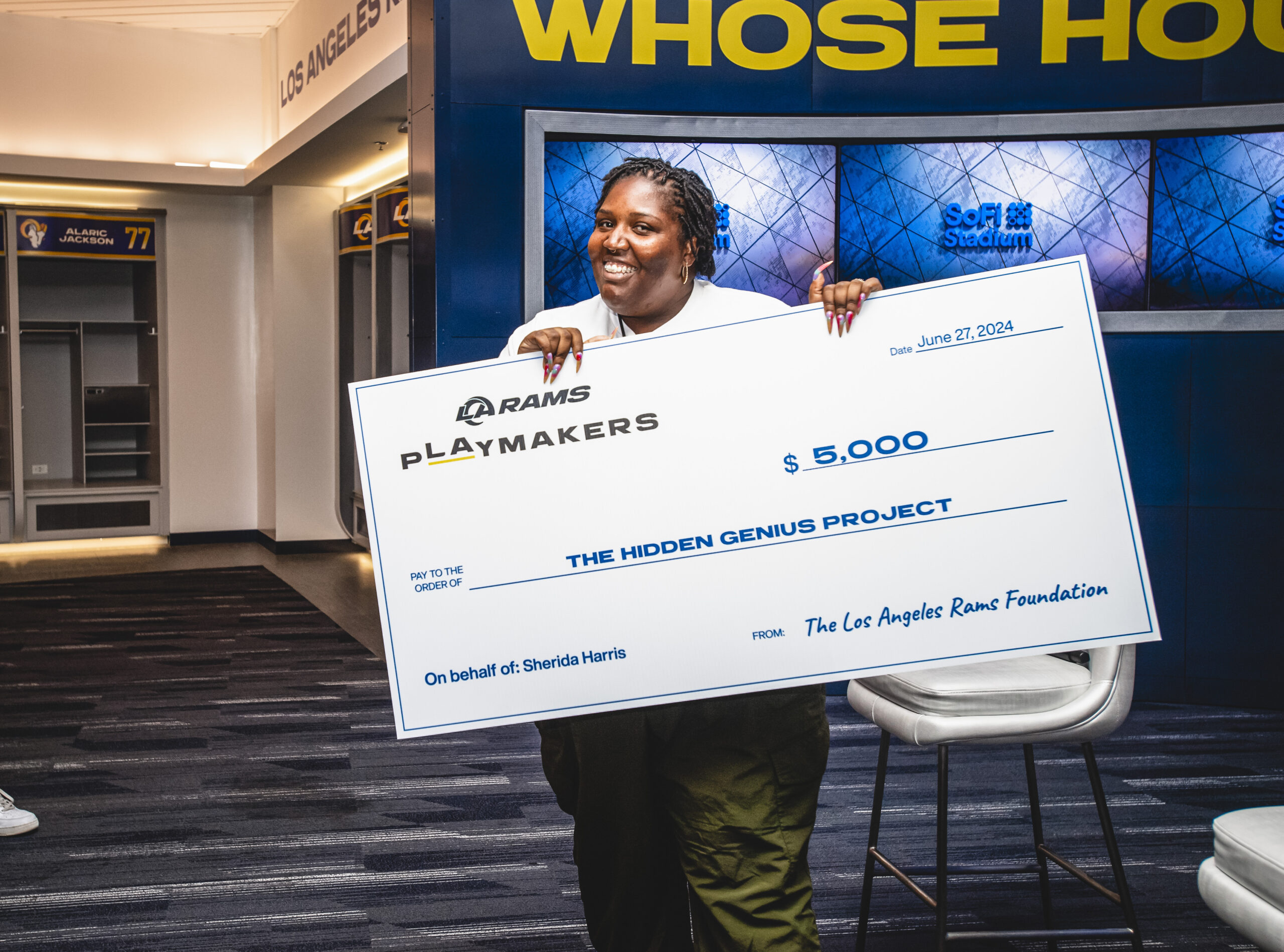 Los Angeles Rams pLAymakers: Sherida Harris - The Hidden Genius Project